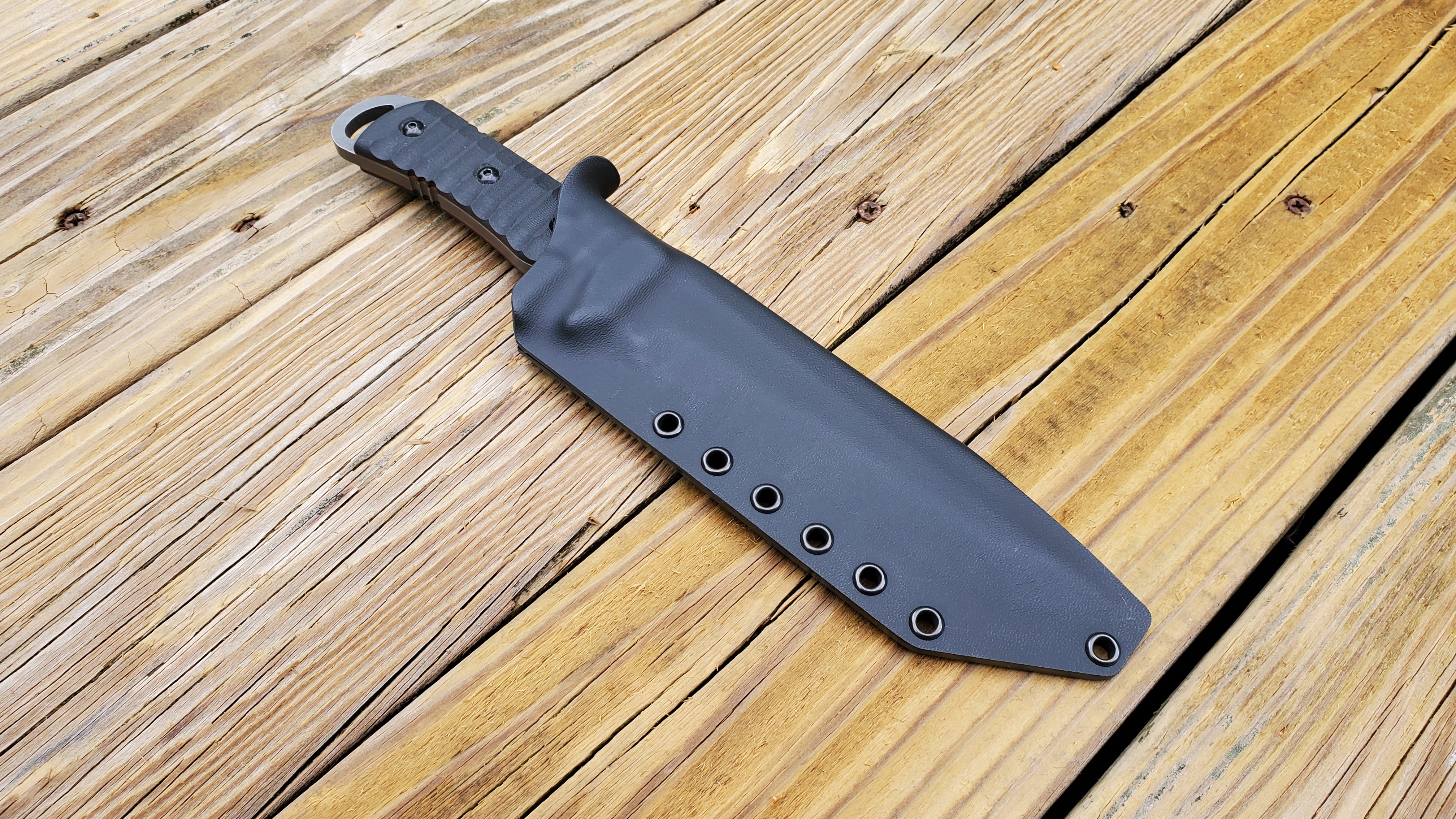 TOPS APACHE DAWN Custom Kydex Sheath Taco style