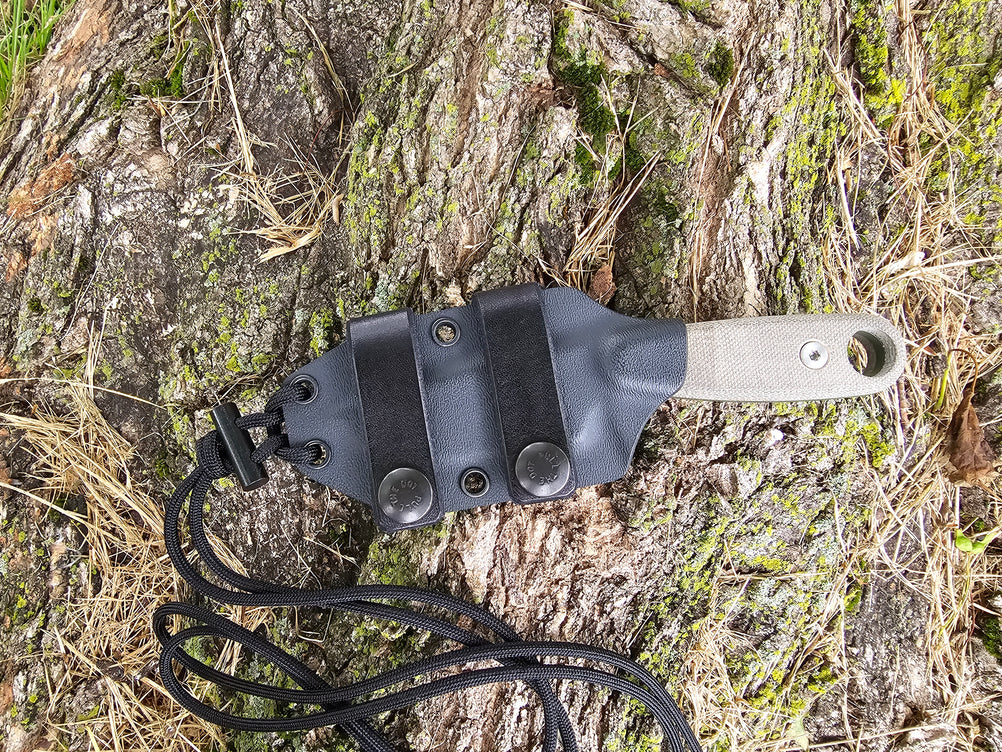 ESEE IZULA-II Custom Kydex Scout Carry Sheath, Pancake, IWB, Mini Fire