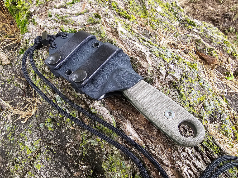 ESEE IZULA-II Custom Kydex Scout Carry Sheath, Pancake, IWB, Mini Fire
