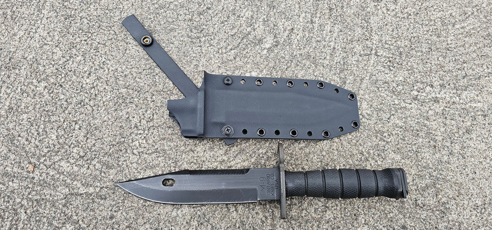 ONTARIO KNIFE COMPANY OKC M-9 Bayonet Custom Kydex Sheath w/ Cross Gua