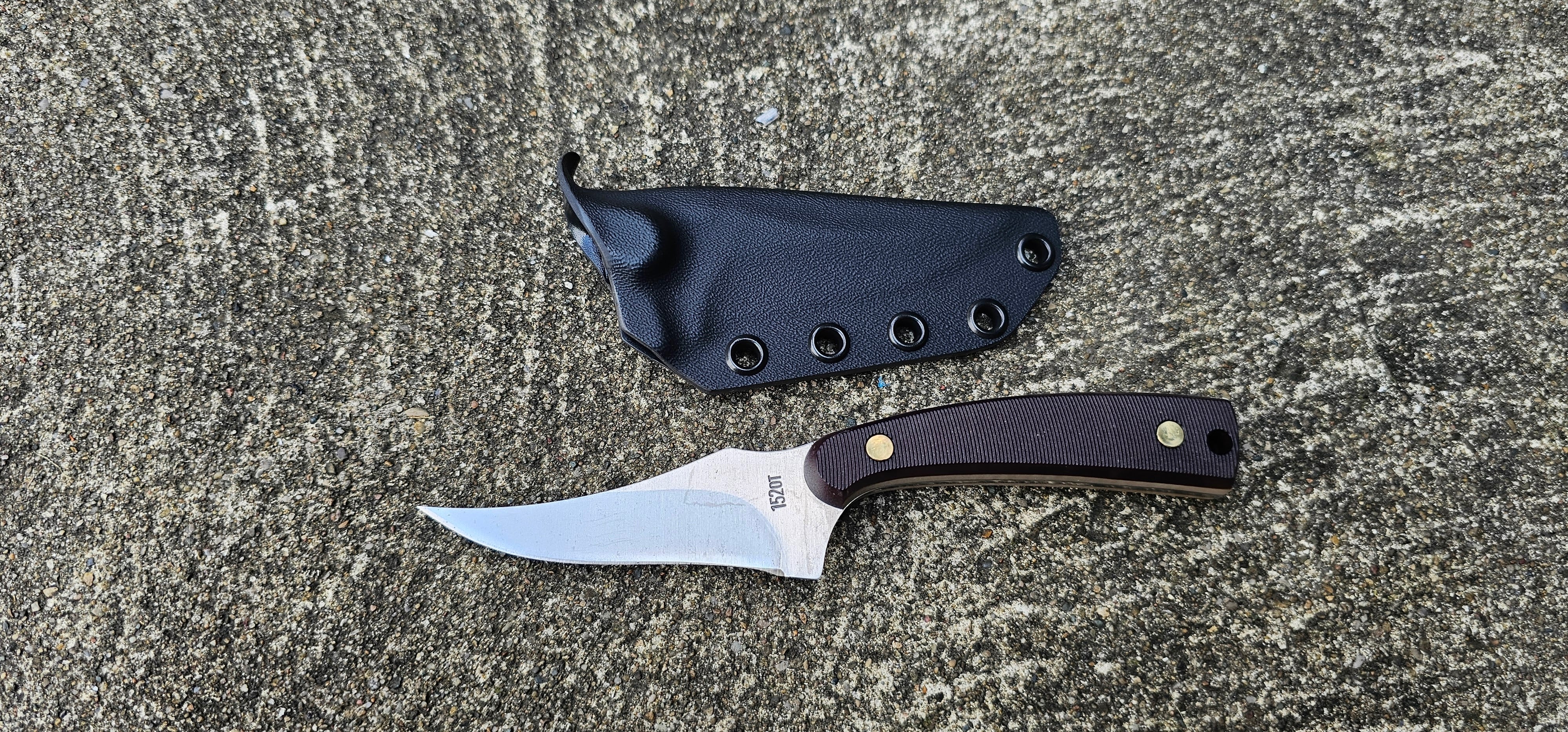 Schrade "SHARPFINGER 152OT" Sheath, paracord lanyard, Optional belt at