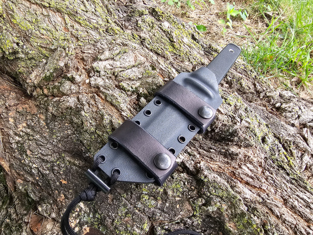 Cold Steel Kobun Tanto Kydex Sheath, Scout Carry, Mini Firesteel, Lany