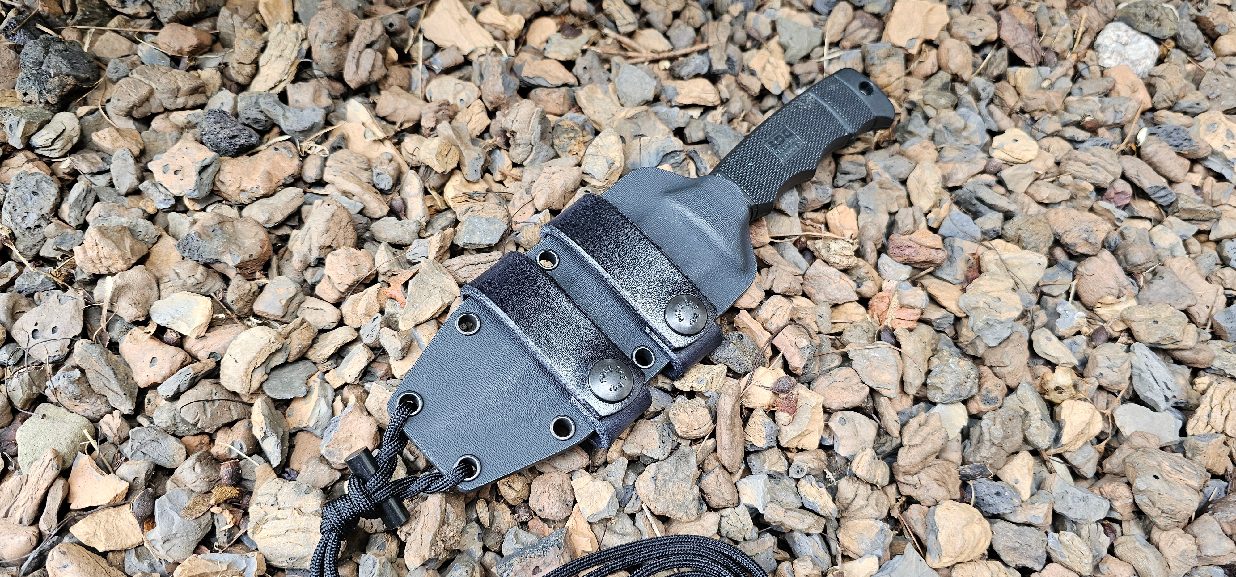 SOG Seal Pup Elite Custom Kydex Sheath,Mini Firesteel, 550 Mil-Spec Pa