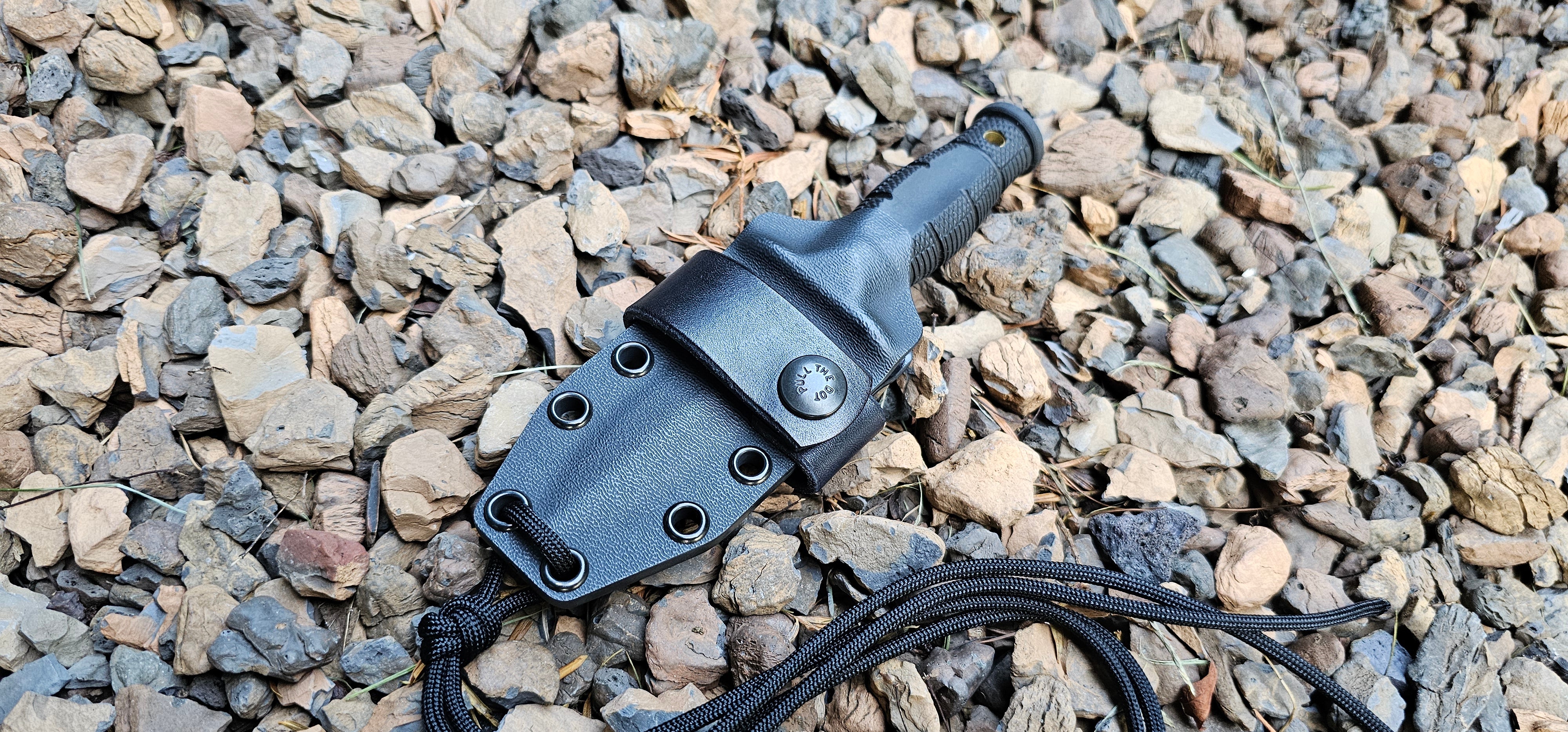 Cold Steel MINI Leatherneck custom kydex sheath, Neck/ Scout Carry str