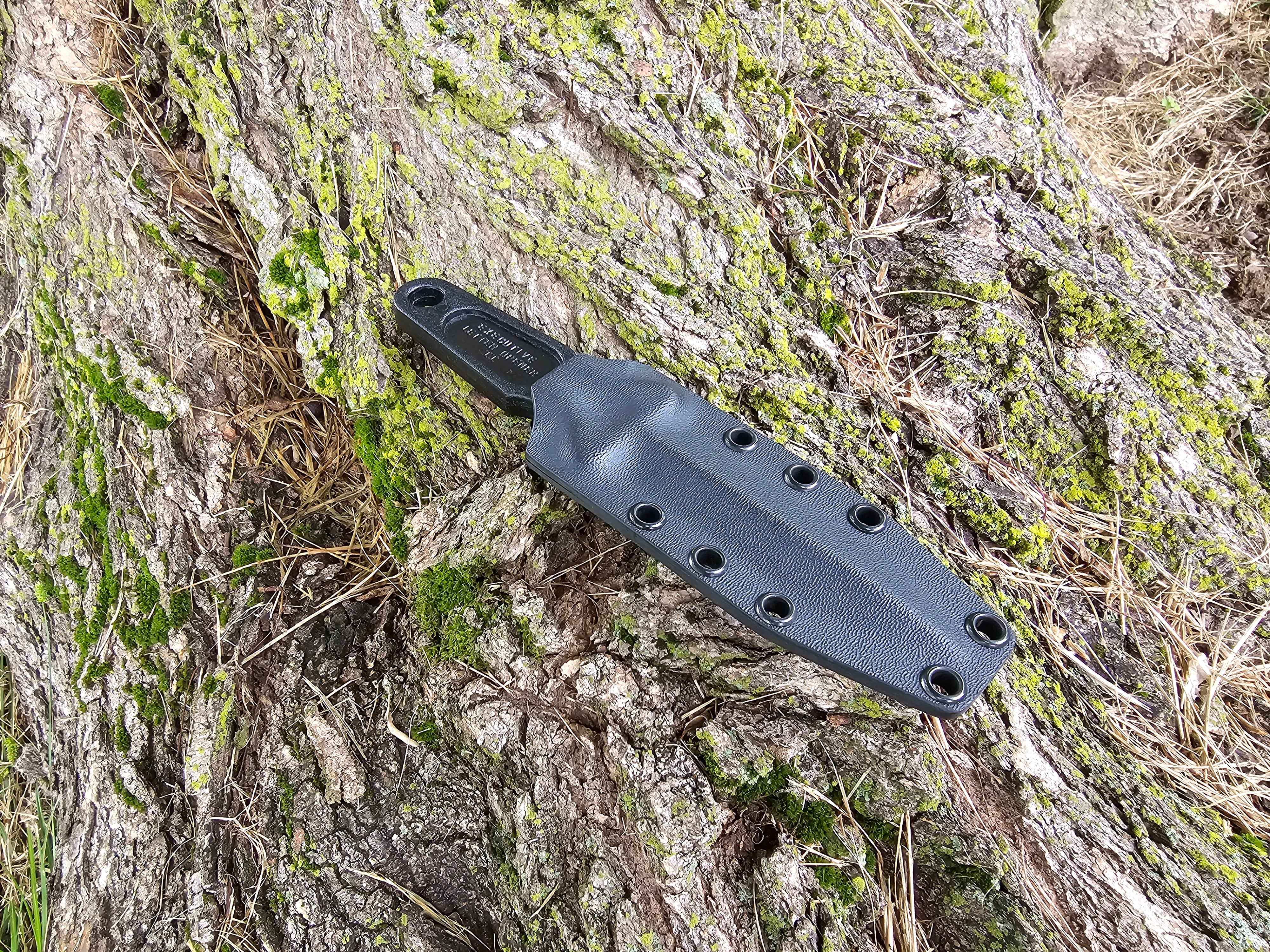Cold Steel " Executive Letter Opener II " custom Kydex sheath, pancake