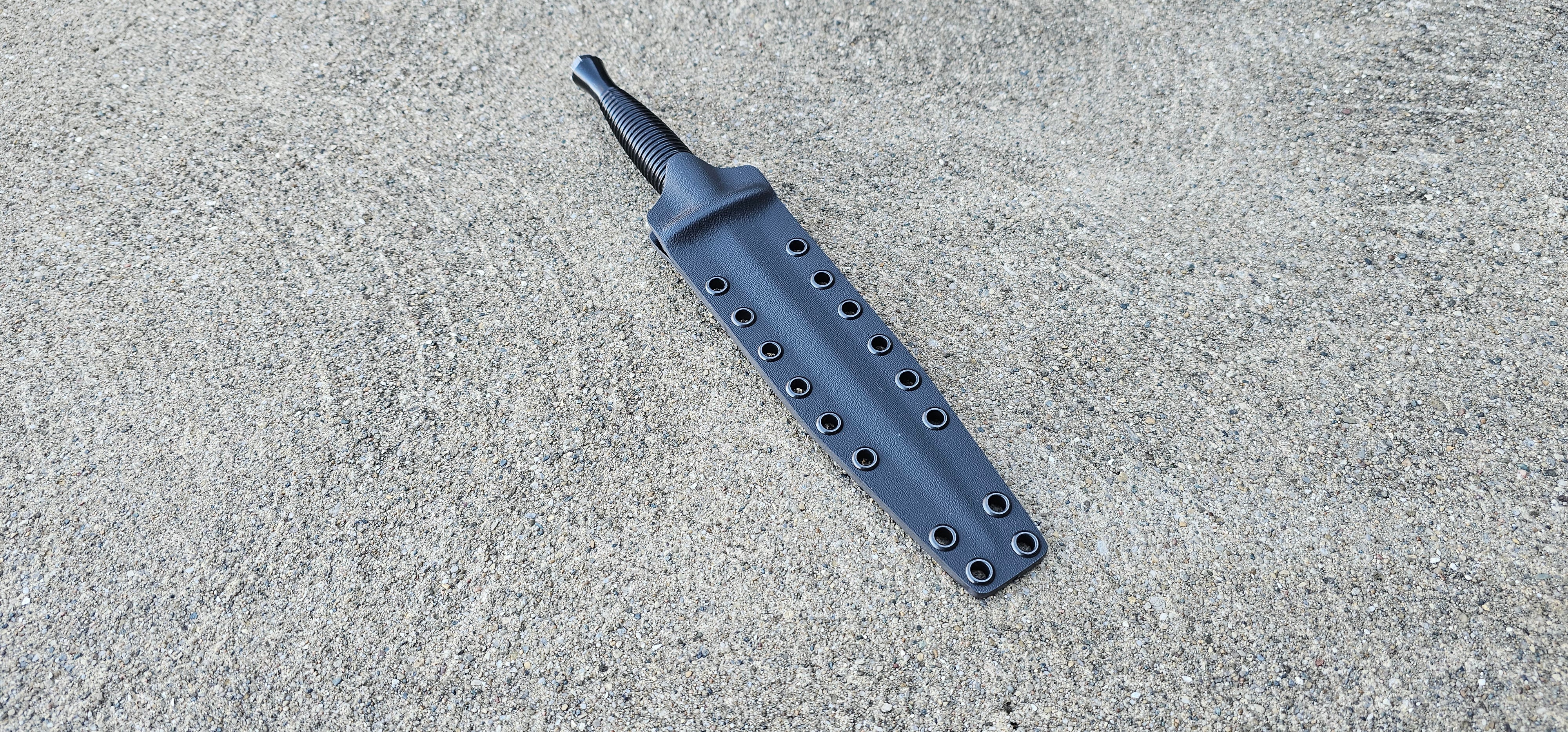 Fairbairn Sykes Commando Dagger Knife Custom Kydex Sheath, Pancake Sty