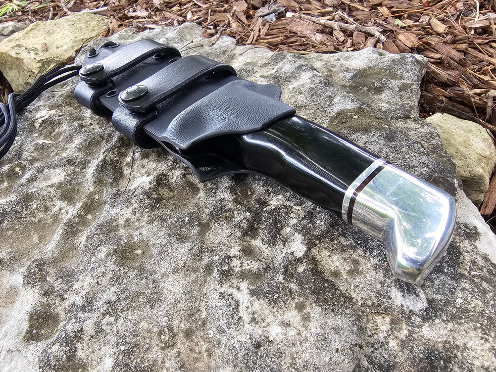 Buck 119 Custom Kydex,Scout Carry, Mini Firesteel, Lanyard