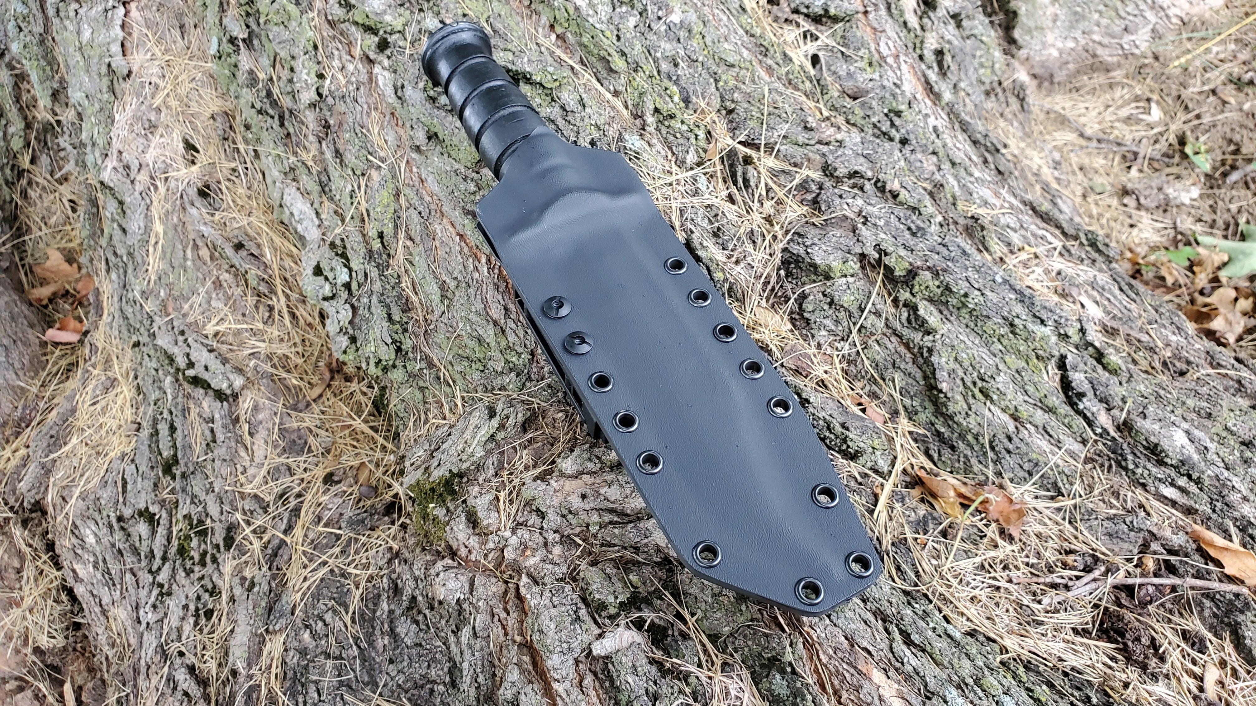 ONTARIO " 498 MARINE " Custom Kydex pancake Sheath & Belt Clip