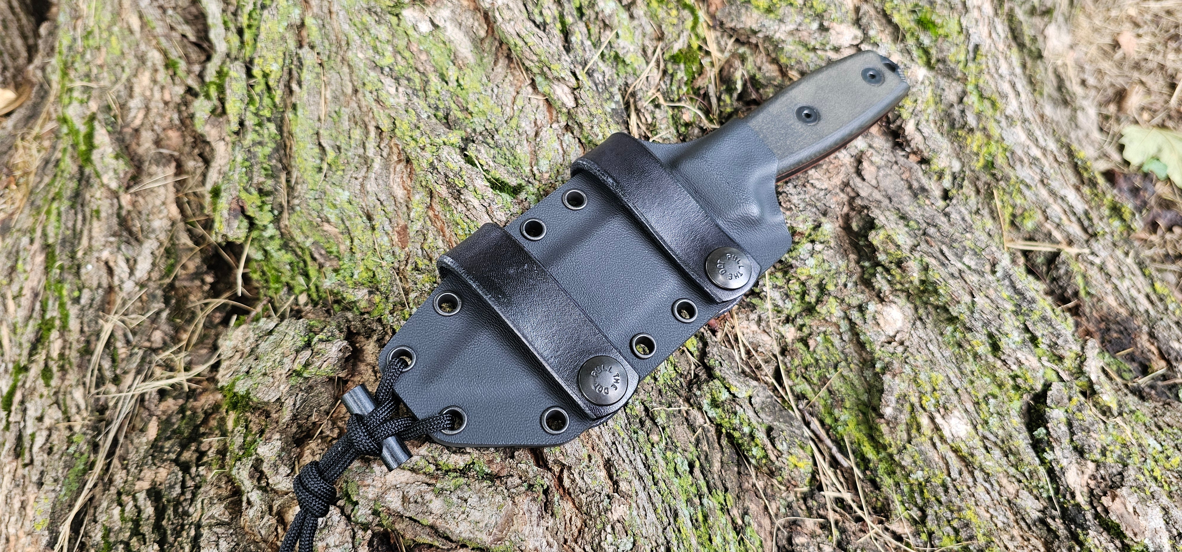 ESEE ESEE-4 custom kydex sheath, Scout Carry, Paracord Lanyard, Mini F