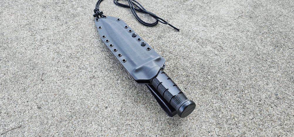 Cold Steel LEATHERNECK-SF Custom Kydex Sheath,Mini Firesteel, 550 Mil-