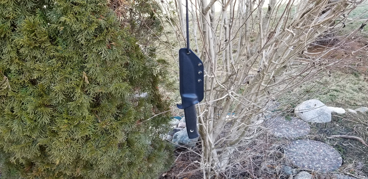 Fallkniven F1 custom Taco style kydex sheath w/ Paracord Necklace Lany