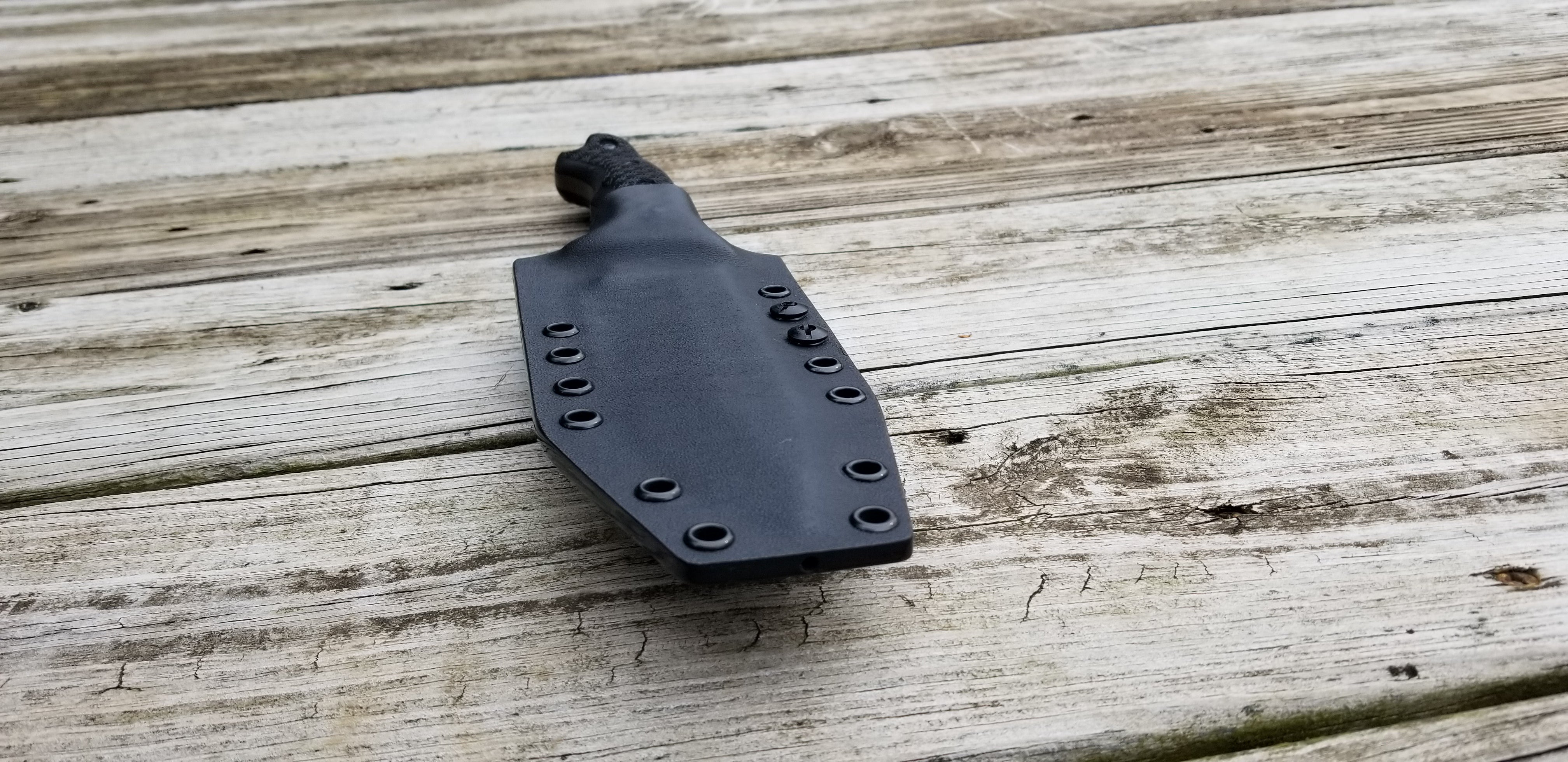 SCHRADE SCHF9 Pancake Style Custome Kydex Sheath w/ Kydex Belt ClipI
