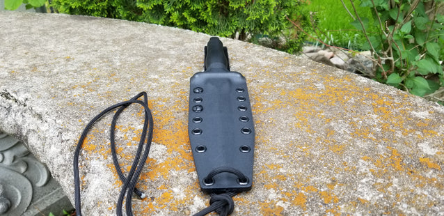 Gerber MARK II custom Pancake style kydex sheath & Leather Offset Belt