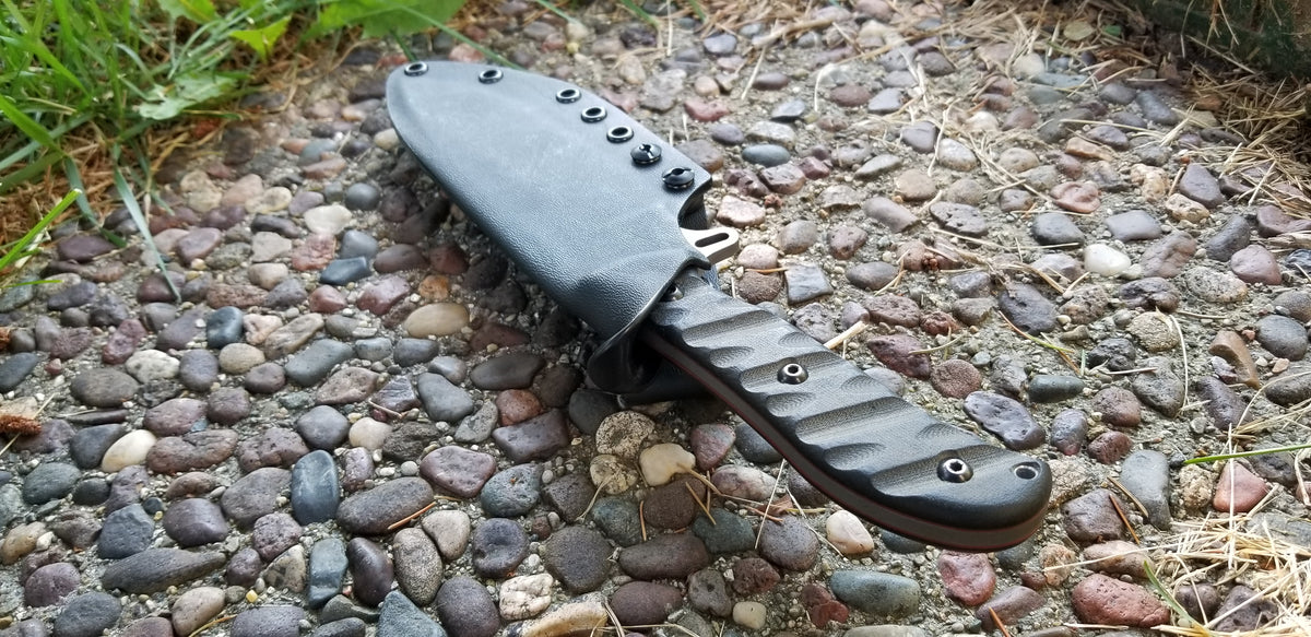 TOPS SILENT HERO custom Taco kydex sheath 1.0 & canted beltloop