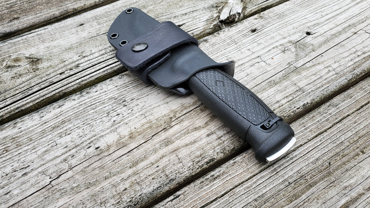 Mora GARBERG Taco Style kydex with scout belt attachment 1 single leat